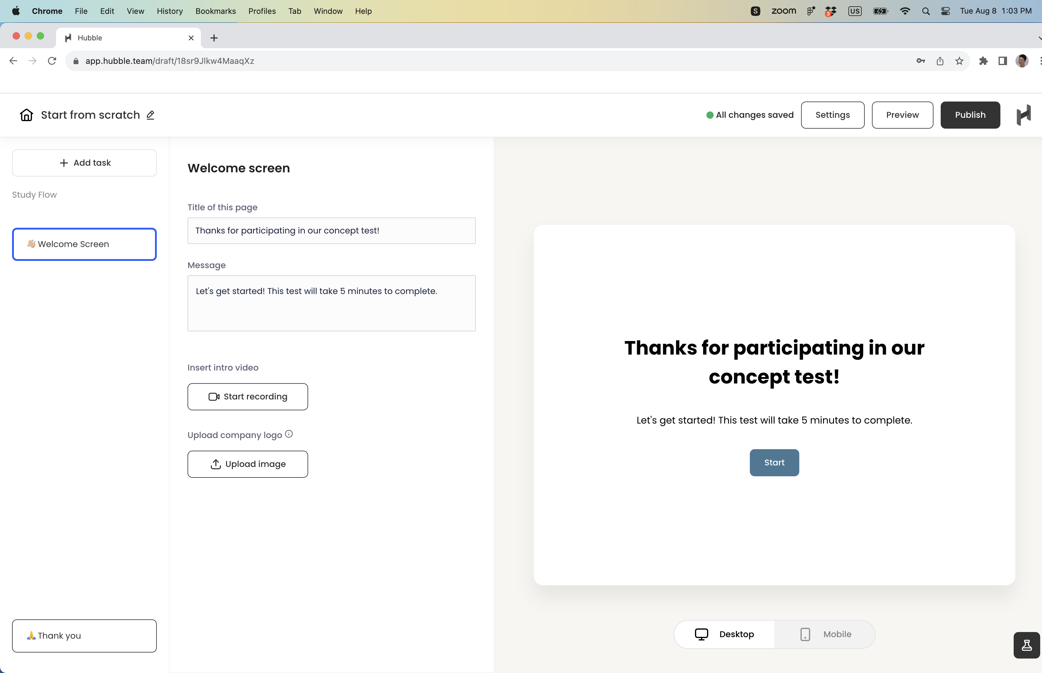 How To Create Unmoderated Prototype Tests Using Hubble Hubble 9587