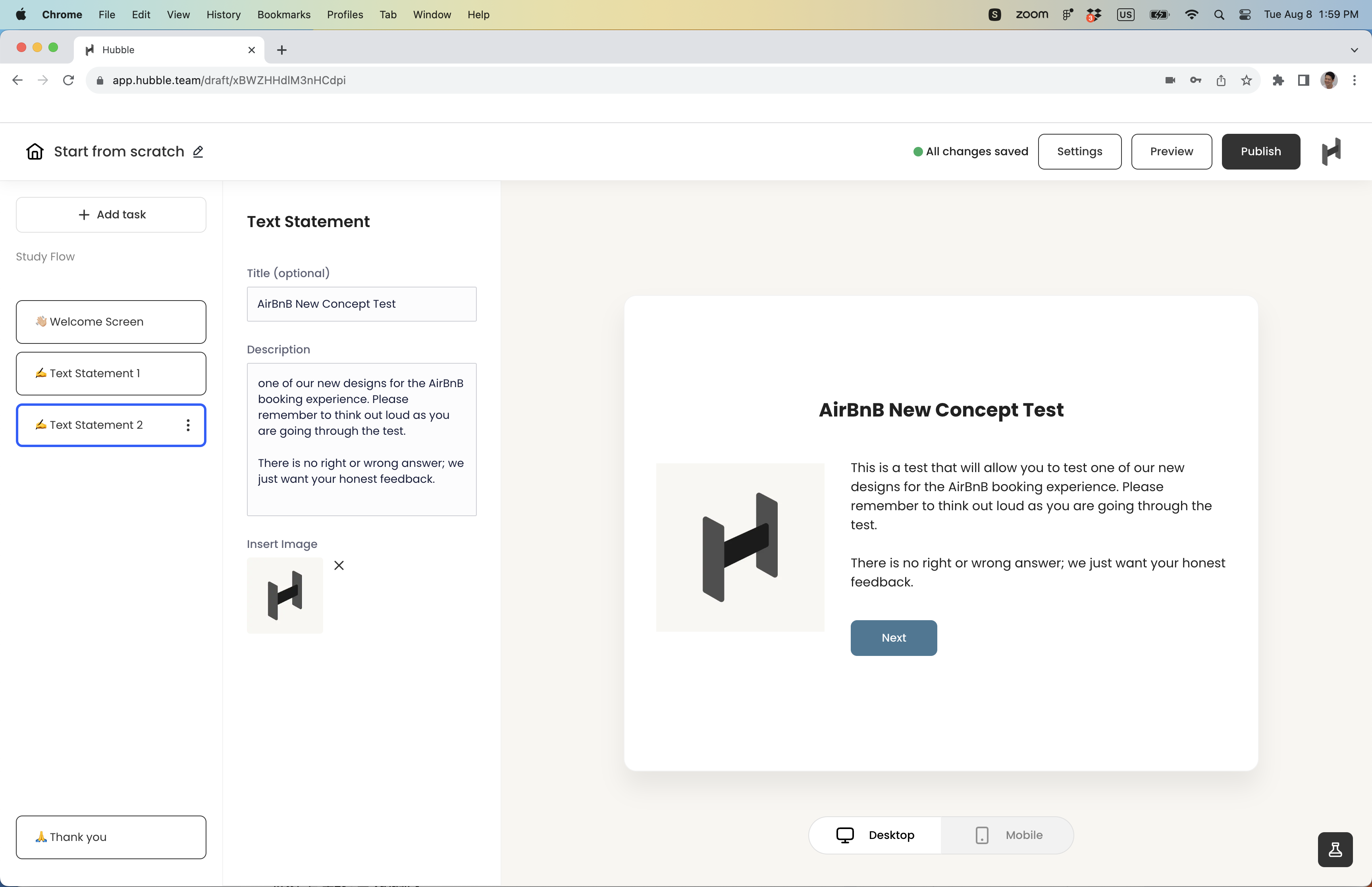 How To Create Unmoderated Prototype Tests Using Hubble Hubble 3449
