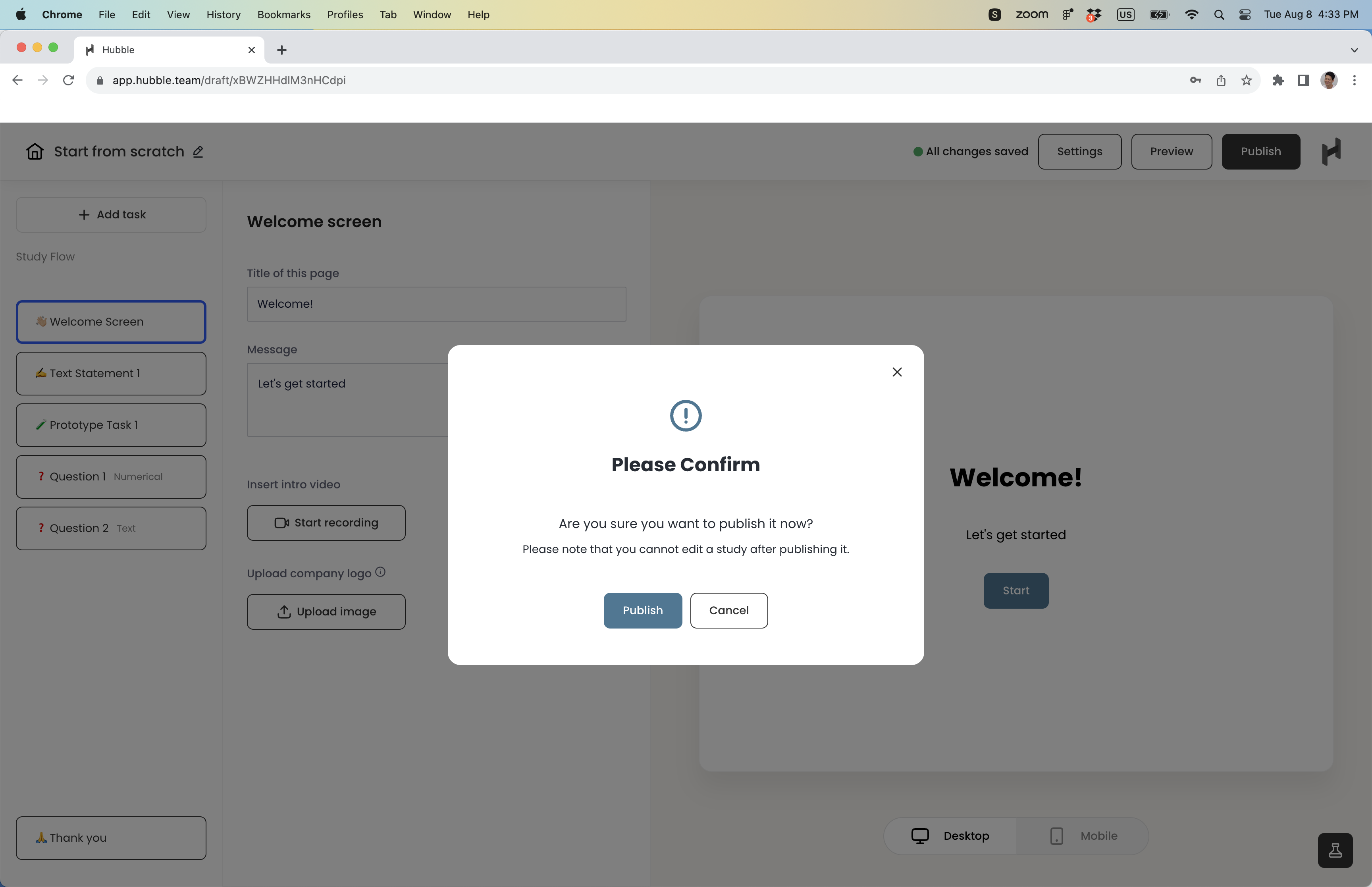 How To Create Unmoderated Prototype Tests Using Hubble Hubble 8637