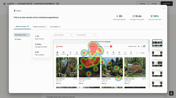 Analyzing heatmap by filter clicks by each user – Hubble